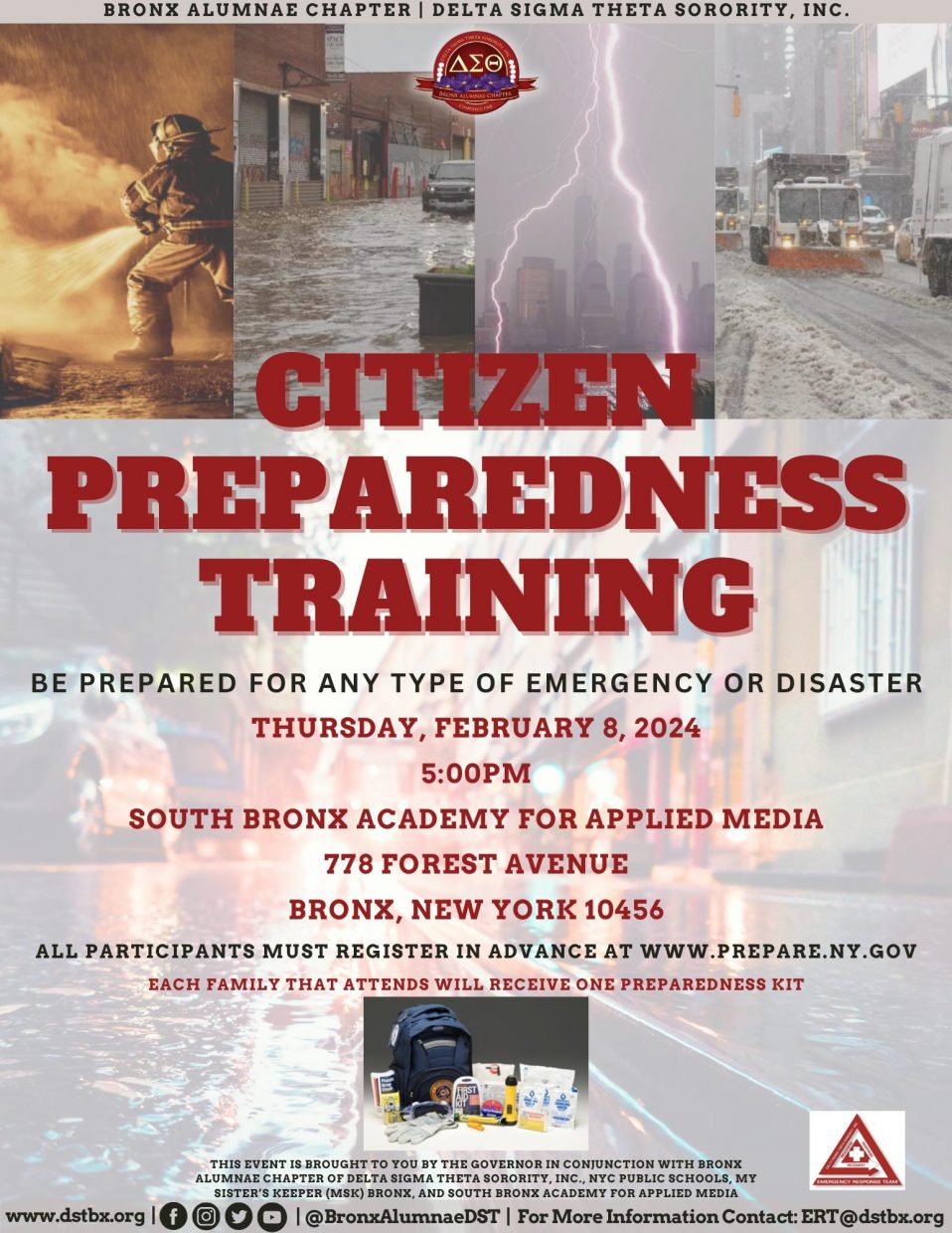 Citizen Preparedness Training – Bronx Alumnae Chapter – Delta Sigma ...